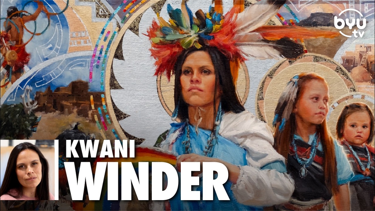 Kwani Winder | Painter | "Art is my way of figuring out my identity ...