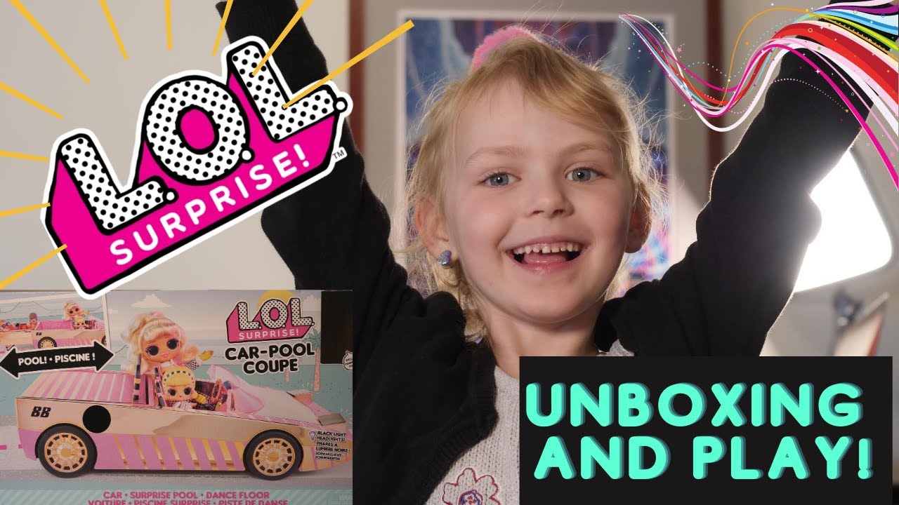 LOL Surprise Car-Pool Coupe Unboxing and Play! - YouTube
