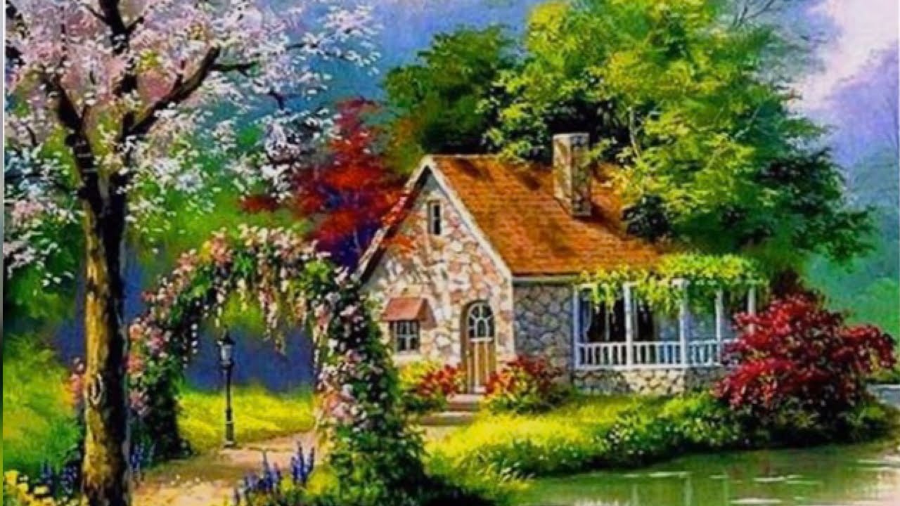 Simply Spring | Beginner Challenge #14 | ACRYLIC PAINTING for BEGINNERS ...