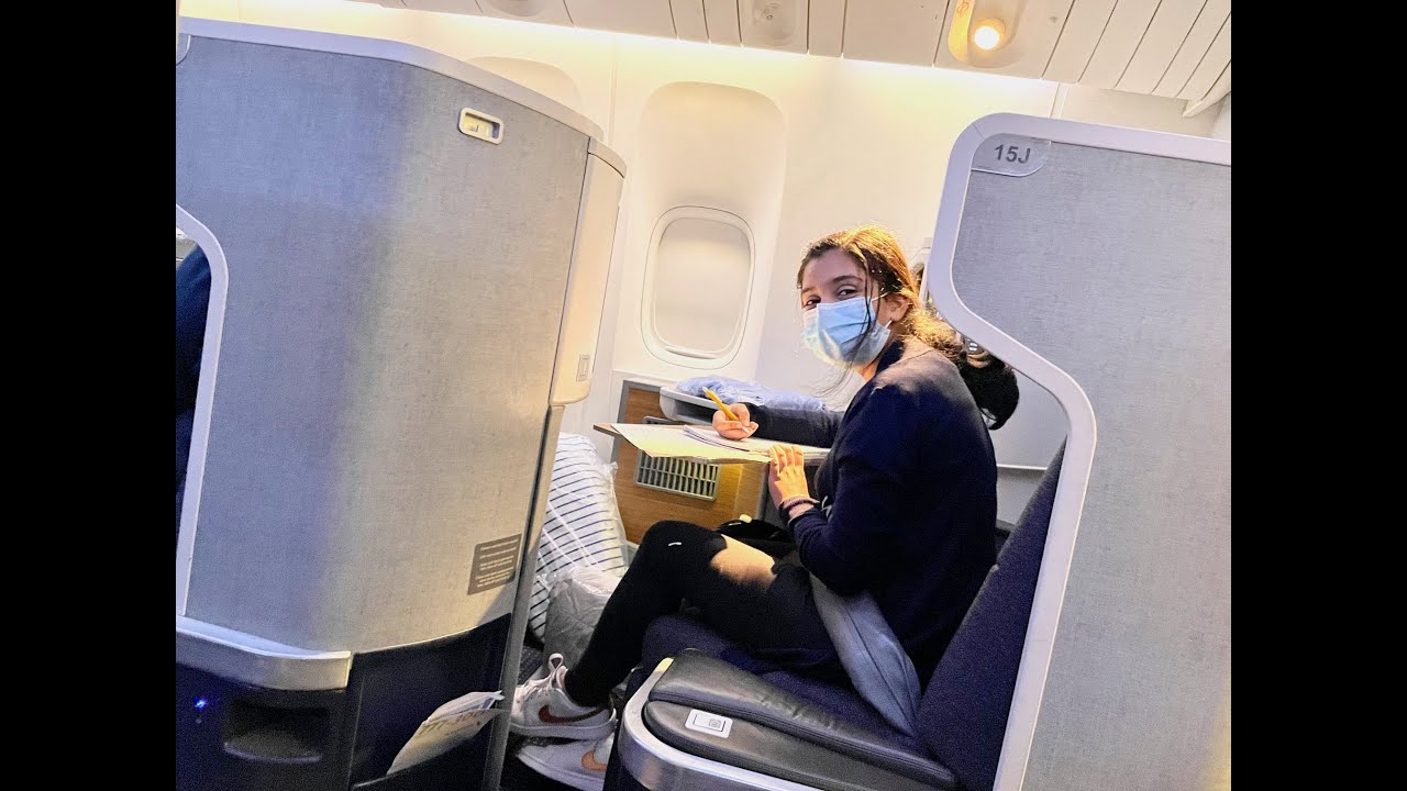 New York(JFK)to Delhi India AA business class - YouTube