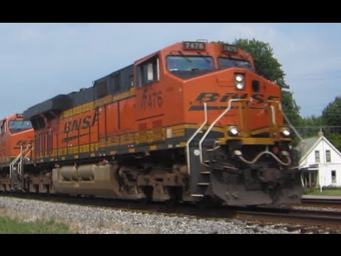 BNSF 7476 East Mazon, IL 7/8/12 - YouTube