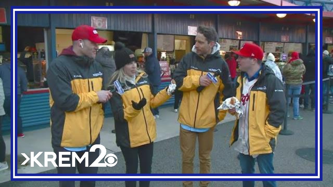 The KREM 2 News Team enjoys some delectable treats at Avista Stadium ...