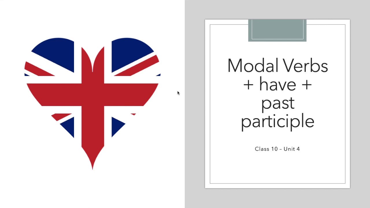 Modal Verbs + have + past participle - YouTube