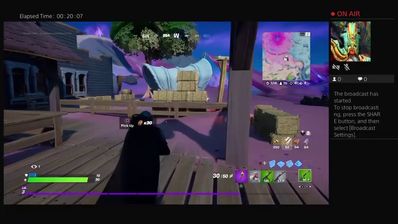 Playing fortnight season 5 chapter 2 - YouTube