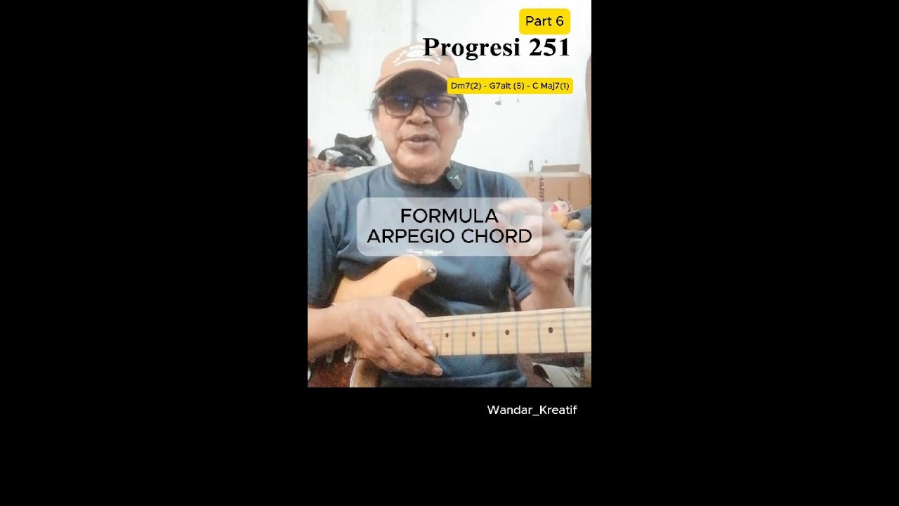 PROGRESI 251 - formula arpegio (part 6) - YouTube