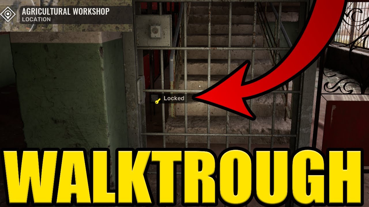 STALKER 2 AGRICULTURAL WORKSHOP ALL LOCKED DOORS and STASH SOLUTION ...