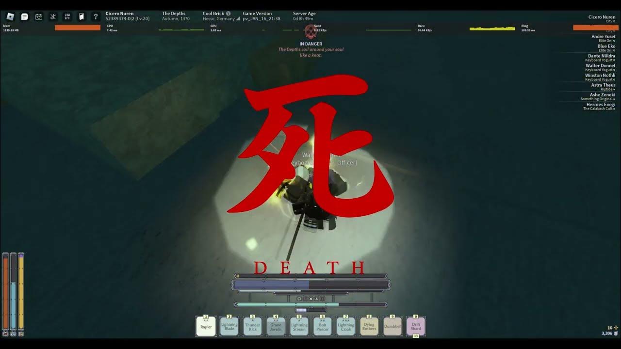 Deepwoken - Depths exploiter gank - YouTube