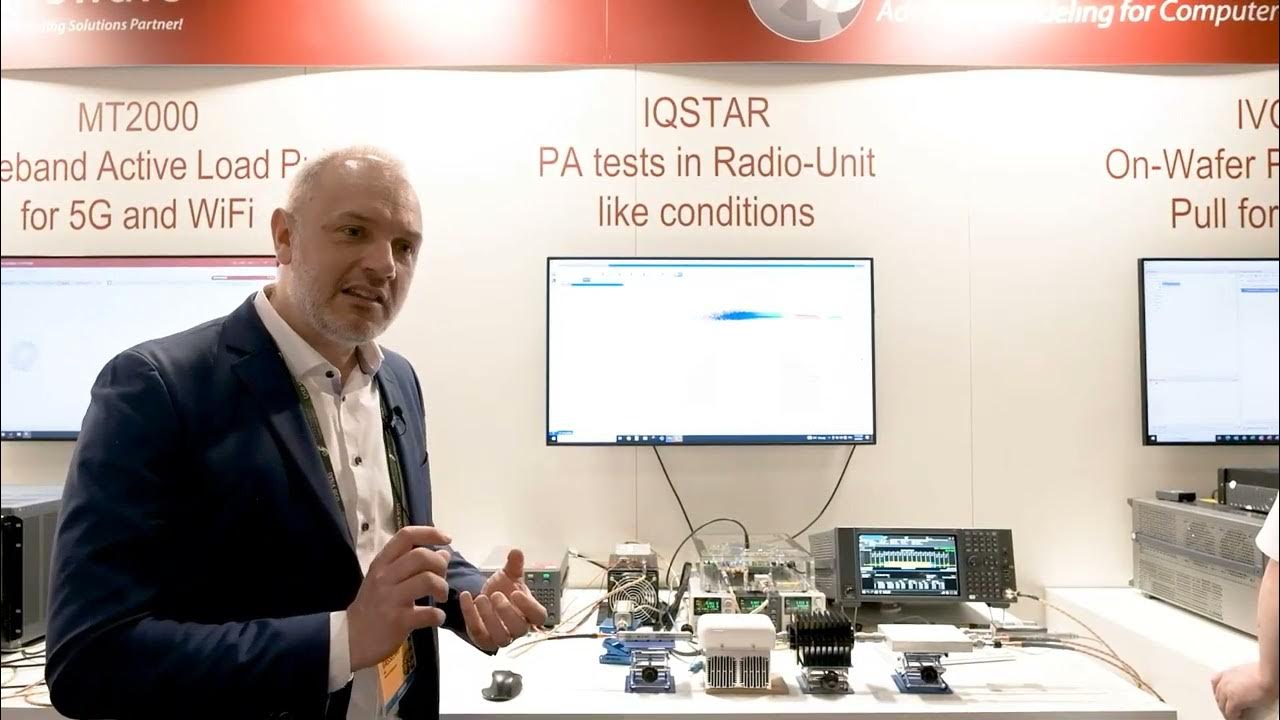 RF power amplifier measurement using COTS RF transceiver with IQSTAR - YouTube