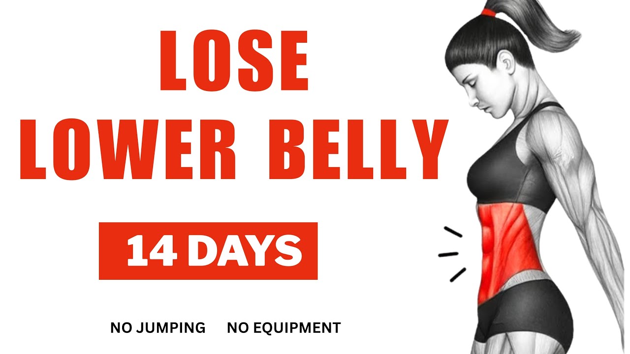 Lose Lower Belly Fat in 14 Days – Standing Only Fat Burn Routine - YouTube