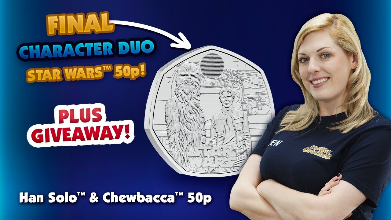 Han Solo™ and Chewbacca™ captain the final Star Wars™ Character Duo 50p ...