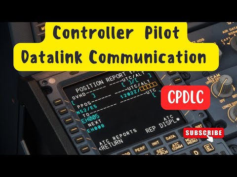 CONTROLLER PILOT DATA LINK COMMUNICATION |CPDLC| - YouTube