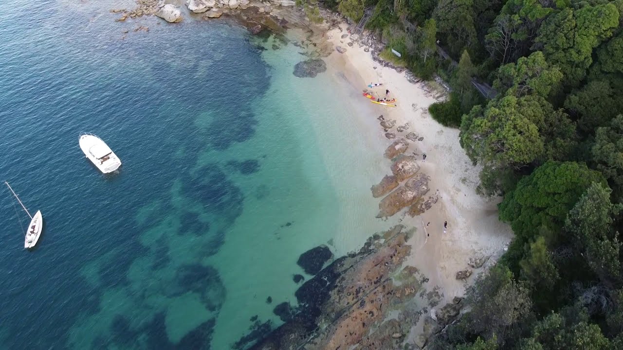 Australia, Sydney, Manly. Bird's-eye view from Reef Beach - YouTube