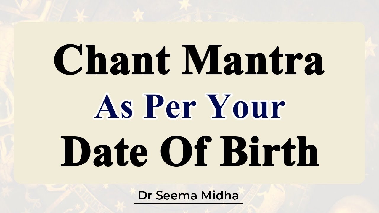 Chant Mantras As per your Numbers🔯🕉️🔯 #chant #chanting #mantras # ...