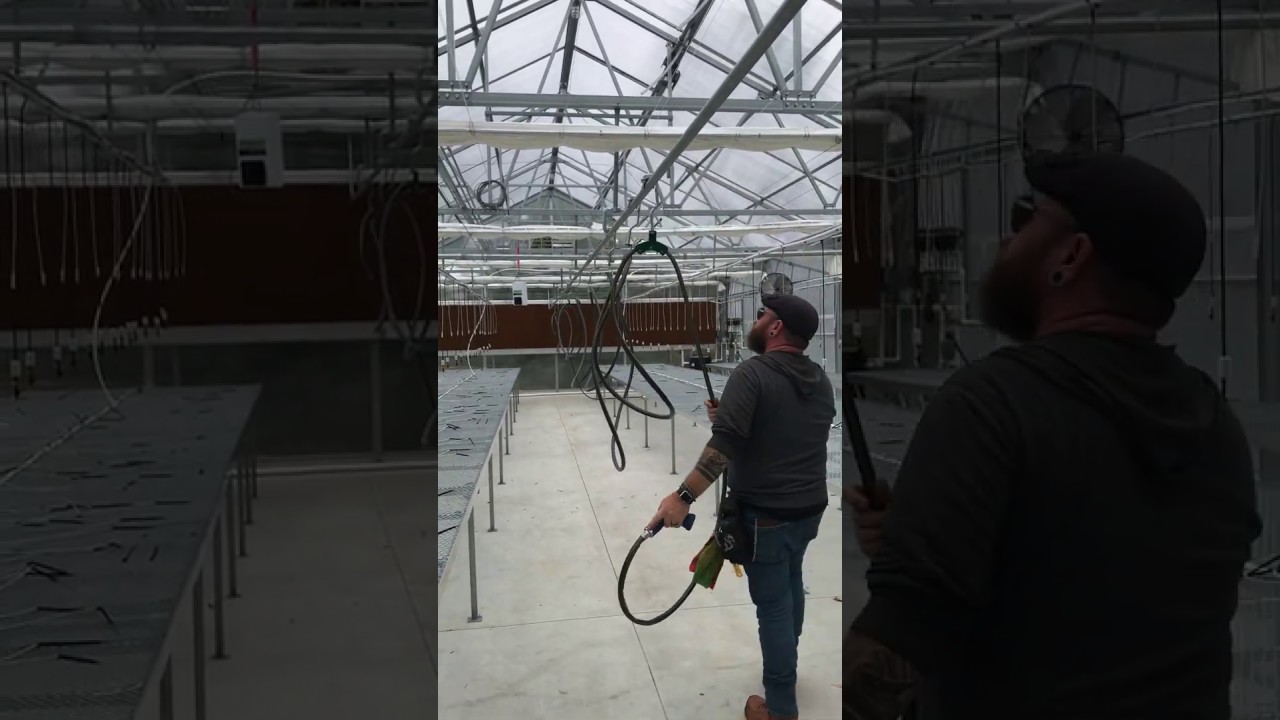 The Greenhouse Company's Hose Trolley System Additional Footage - YouTube