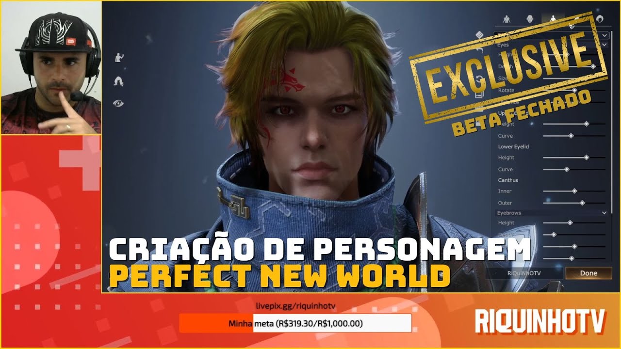 Criação de Personagem no PERFECT NEW WORLD (Beta Fechado) Novo MMORPG ...