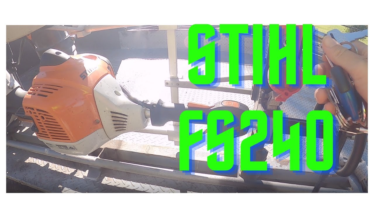 Stihl Fs240r - YouTube