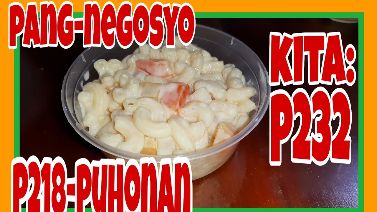 How to make Macaroni Fruit Salad | Pang-negosyo | Business Recipe - YouTube