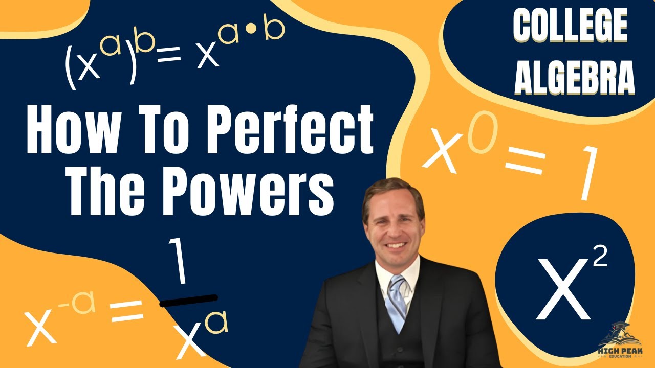 Rules Of Exponents In Algebra Step By Step - YouTube
