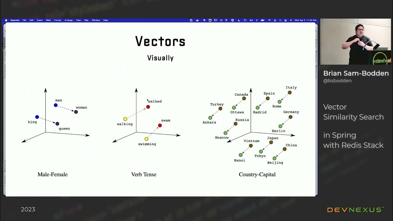 Devnexus 2023 - Vector Similarity Search in Spring with Redis Stack - Brian Sam-Bodden - YouTube