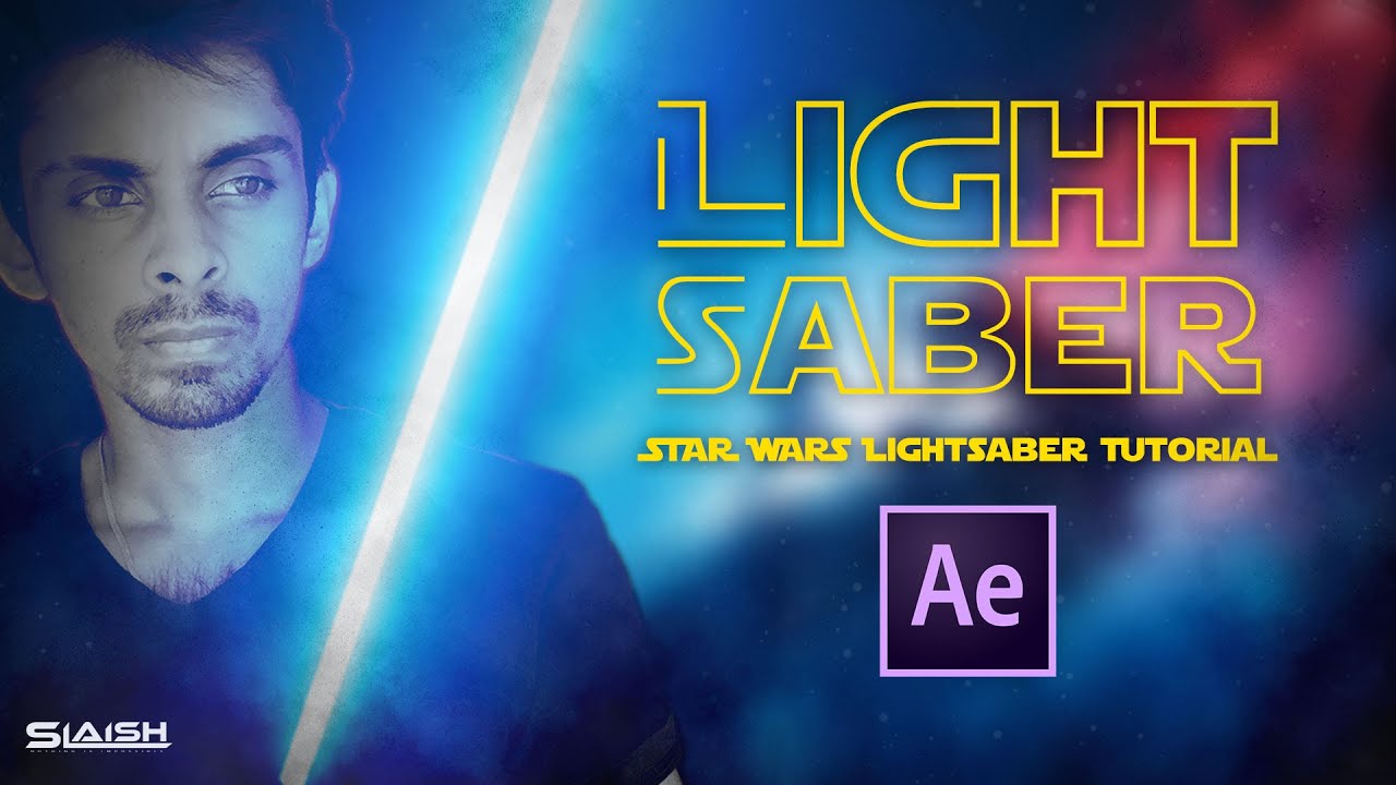 STAR WARS Lightsaber Tutorial | After Effects - YouTube