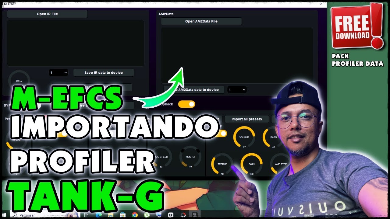 TANK-G IMPORTANDO PROFILER POR M-EFCS (PASSO A PASSO)#mvave #tankg ...