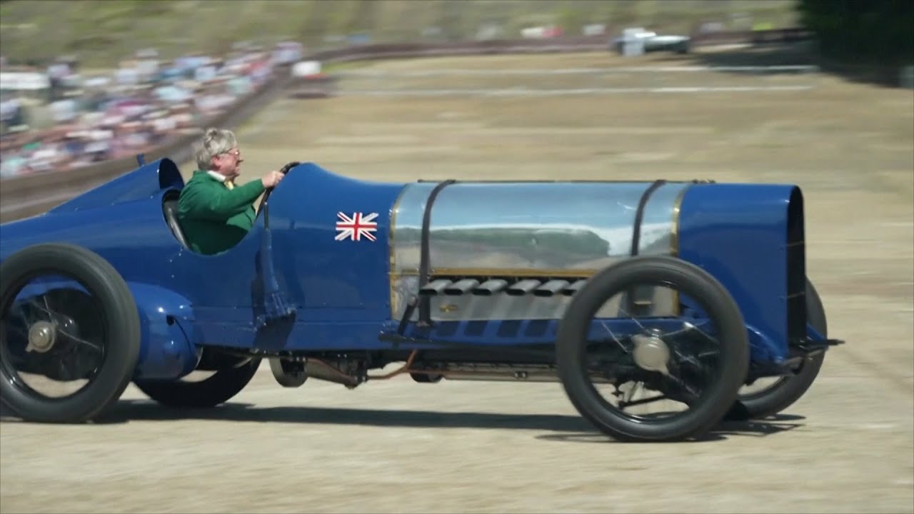 Легендарный Sunbeam снова выехал на британский автодром Бруклендс - YouTube
