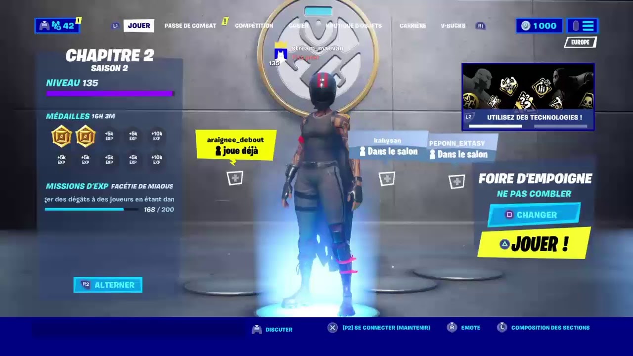 Fortnite rejoigner nous pseudo stream_maevan - YouTube