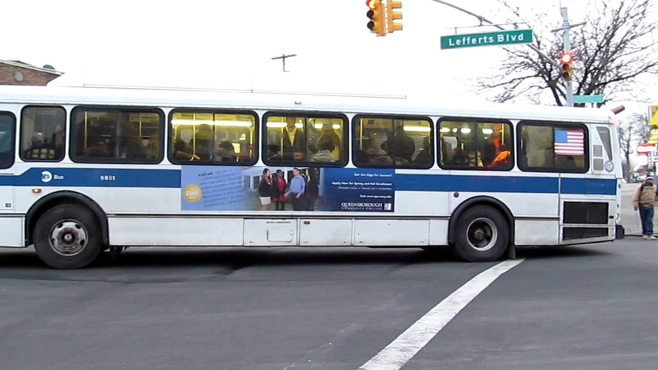 1999 MTA Bus Orion V CNG 9851 on the Q10 - YouTube