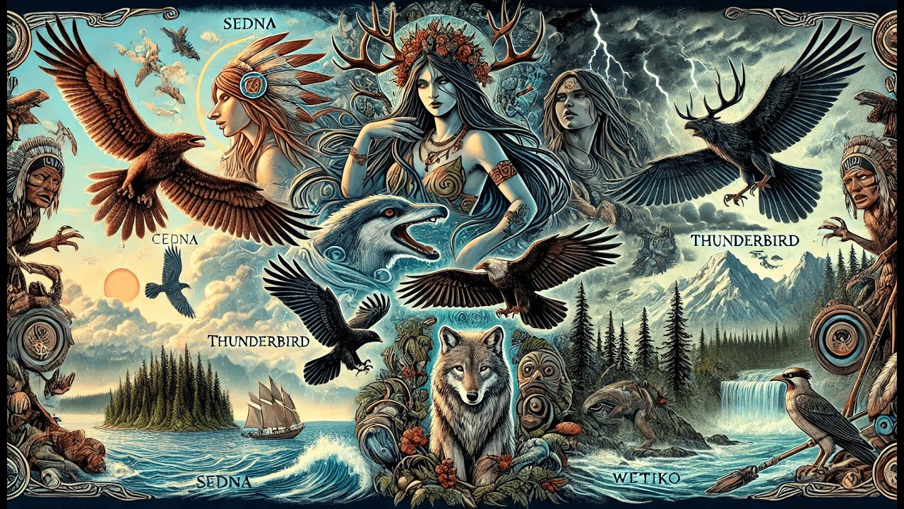 North American Legends Part 2: Sedna, Coyote, Raven, Thunderbird, and ...