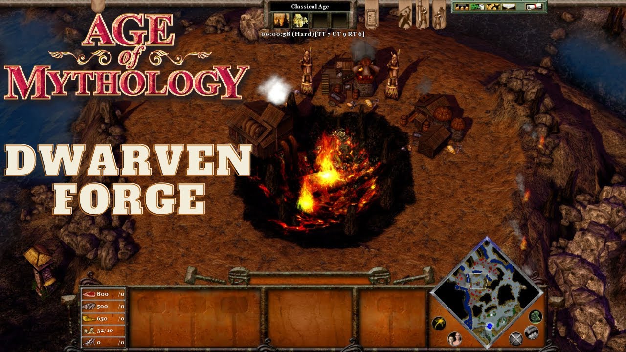 THE DWARVEN FORGE | Age of Mythology | Campaign - 23 (HARD) - YouTube