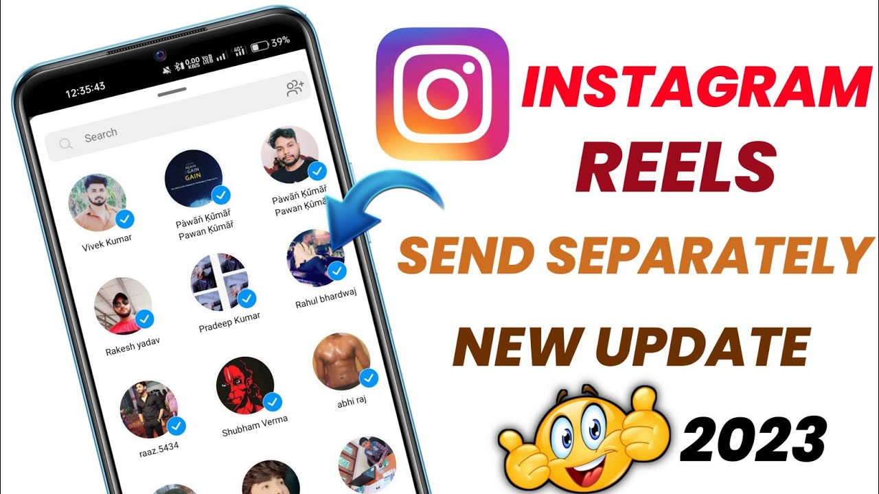 Instagram Reels Send Separately New Feature | Instagram Reels Share ...