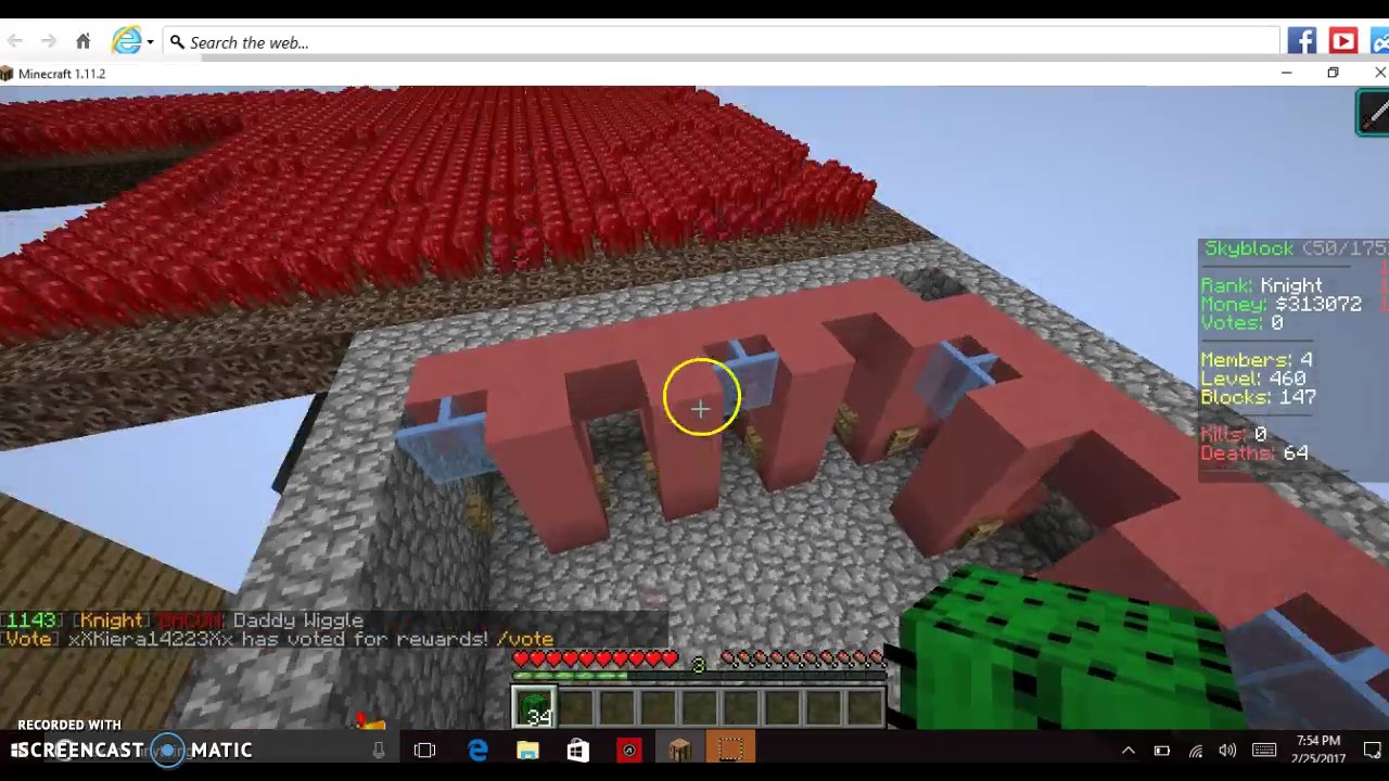 Island Tour On BeanBlockz Skyblocks! - YouTube