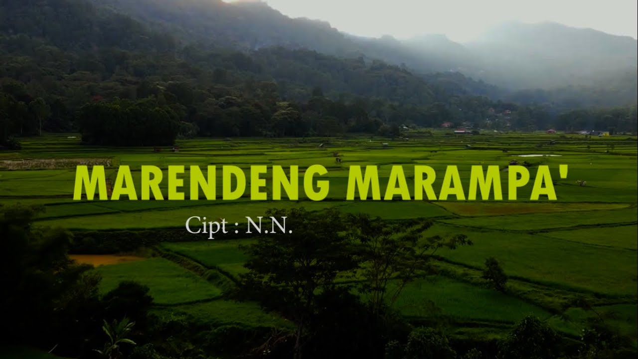 Lagu Toraja MARENDENG MARAMPA' (Lirik) - Daniel Tandirogang Tempo Dulu ...