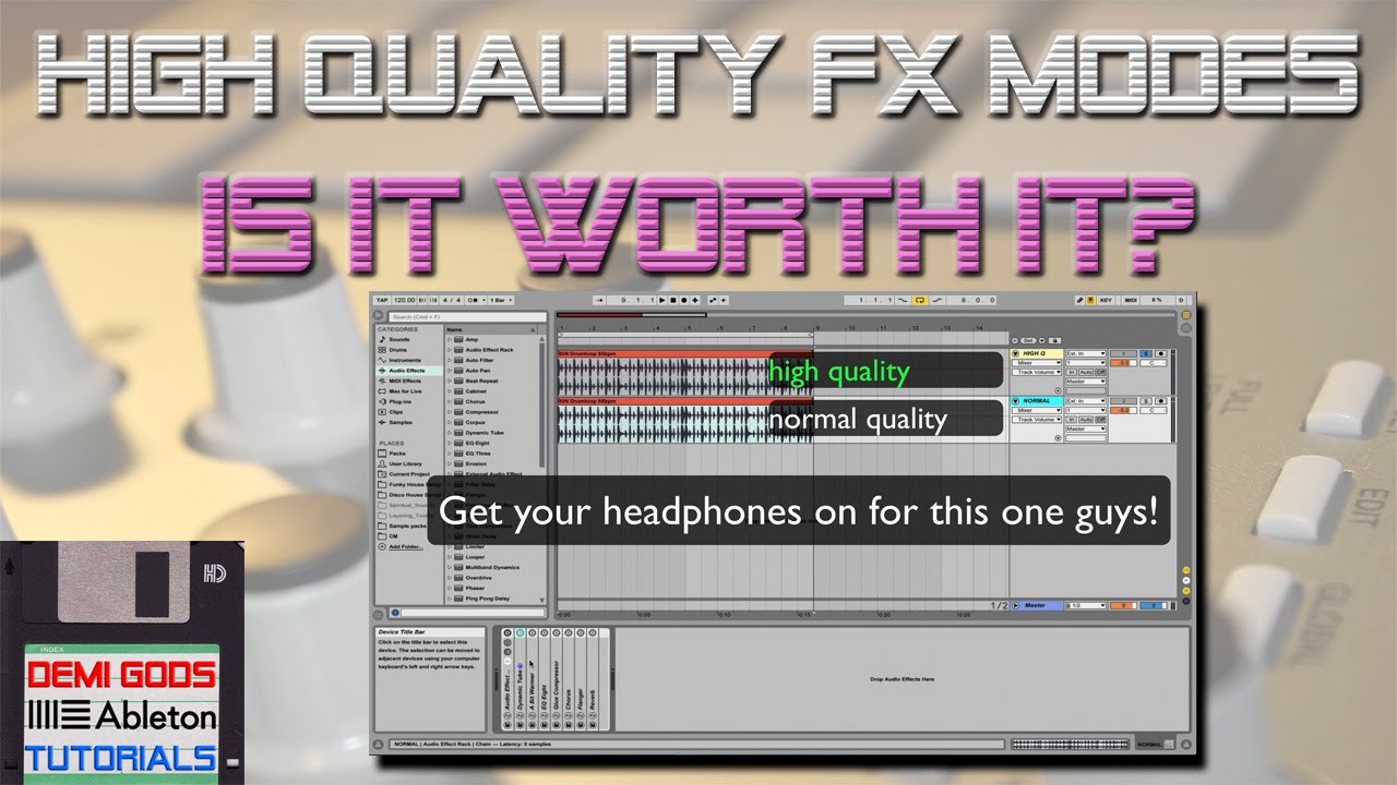 High Quality FX Modes - Are They Worth It? - Ableton Live - YouTube