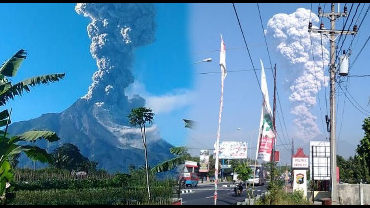 Gunung Merapi Alami Erupsi Freatik, Begini Proses Terjadinya - YouTube