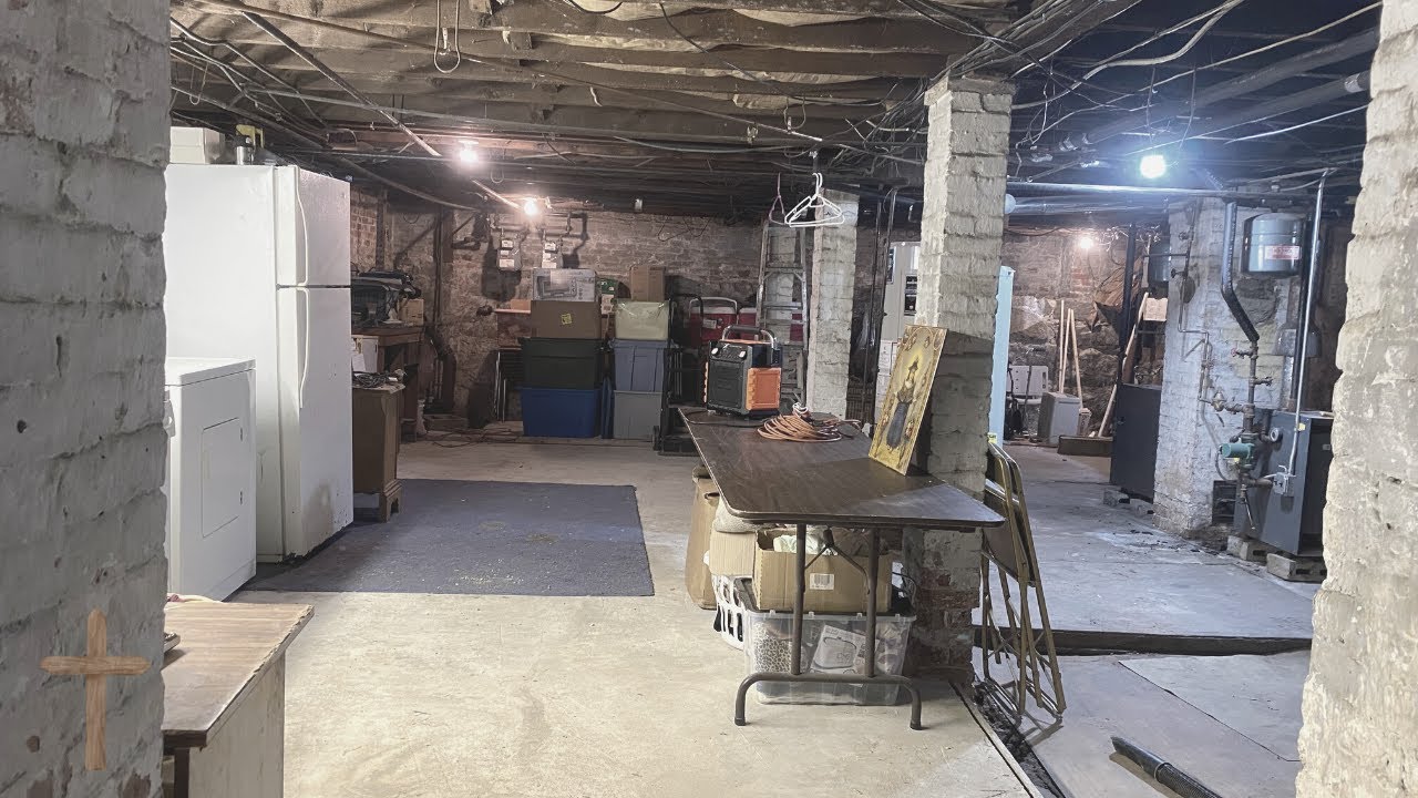 old basement conversion | the clean up - YouTube