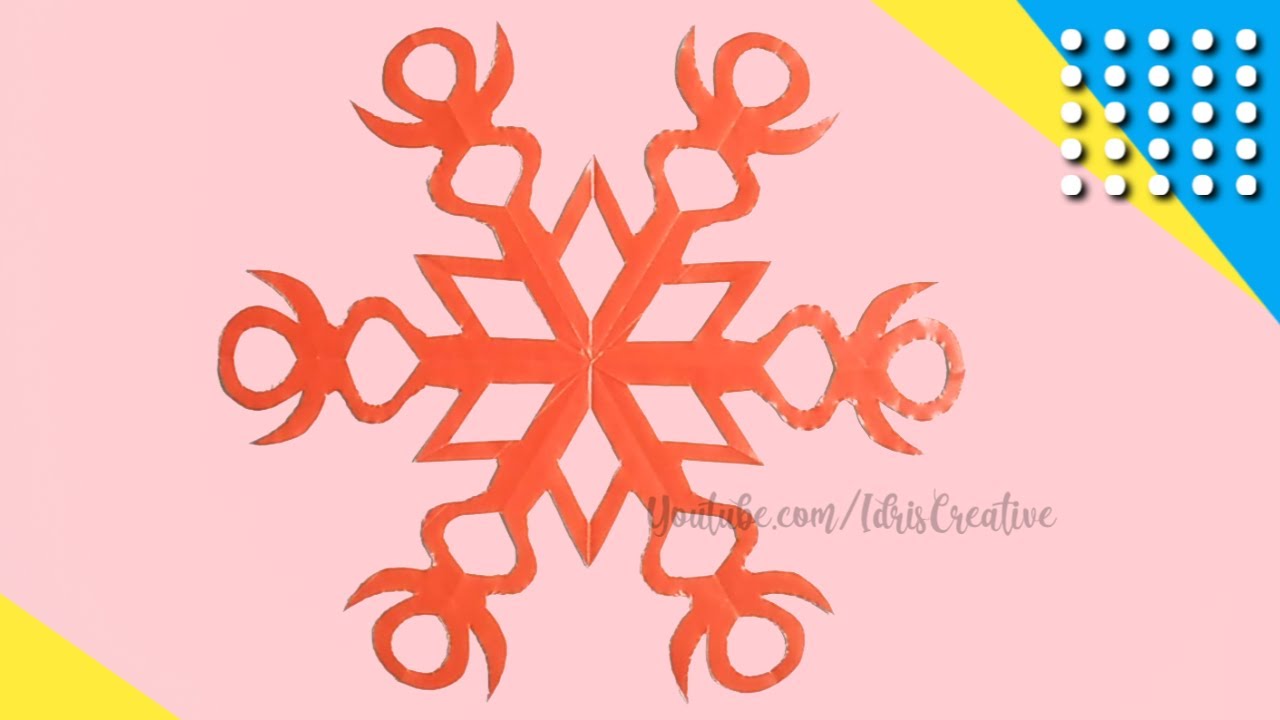 HOW TO MAKE A PAPER DECORATION #18 - PAPER CUTTING ART - YouTube