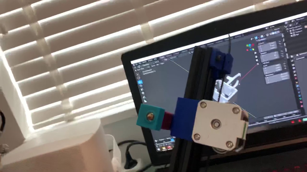 2040 Linear slider with Creality hotend mount || Showcase - YouTube