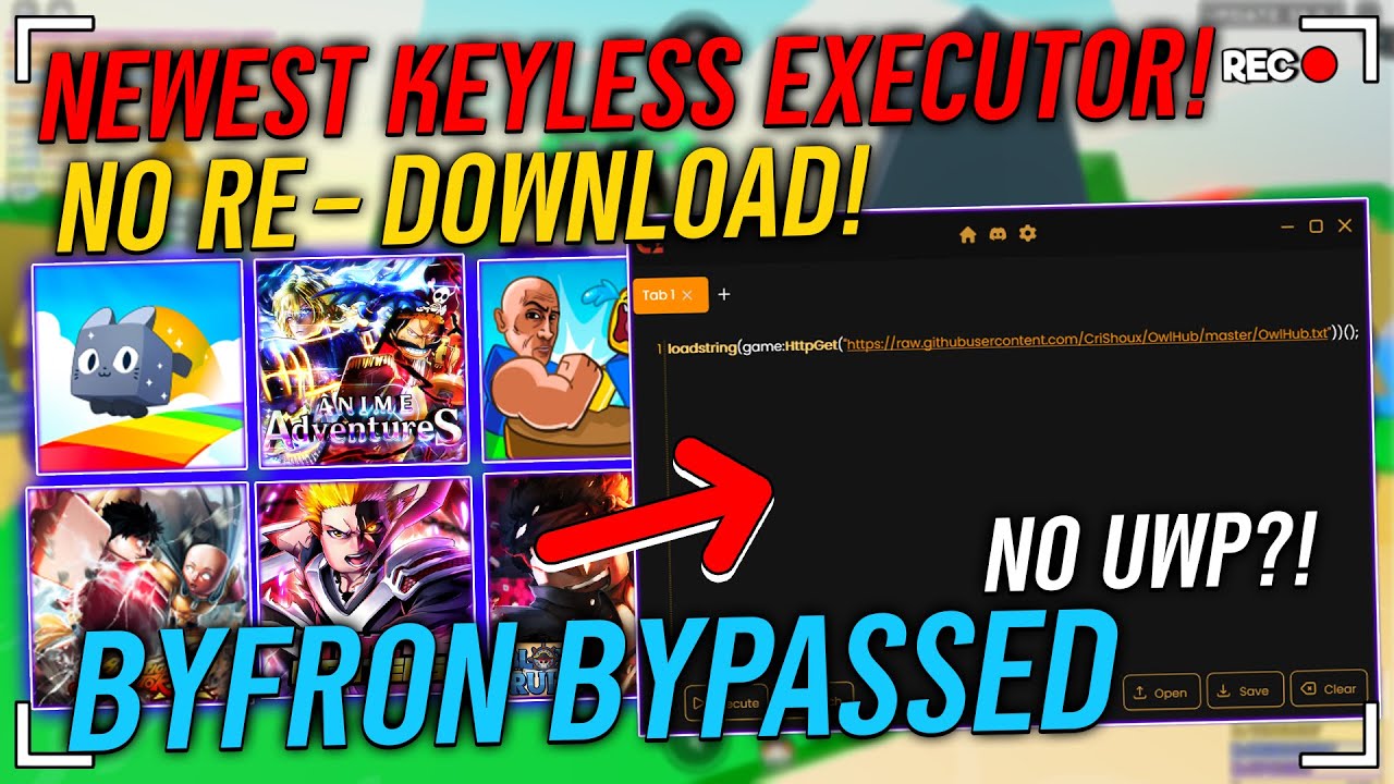 ROBLOX BYPASSED BYFRON EXECUTOR | NEW Central BEST Free Roblox Exploit ...