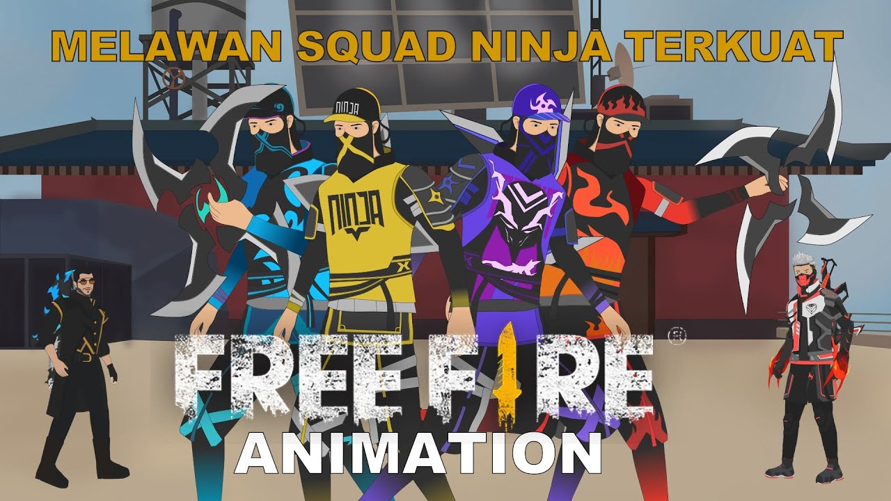 Melawan Squad Ninja Terkuat | Free Fire Animation - YouTube
