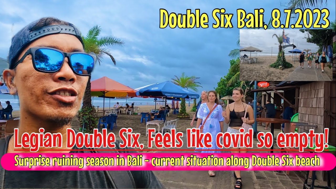 Double Six Bali so empty, Surprise ruining season in Bali, check this out #bali #doublesix # ...