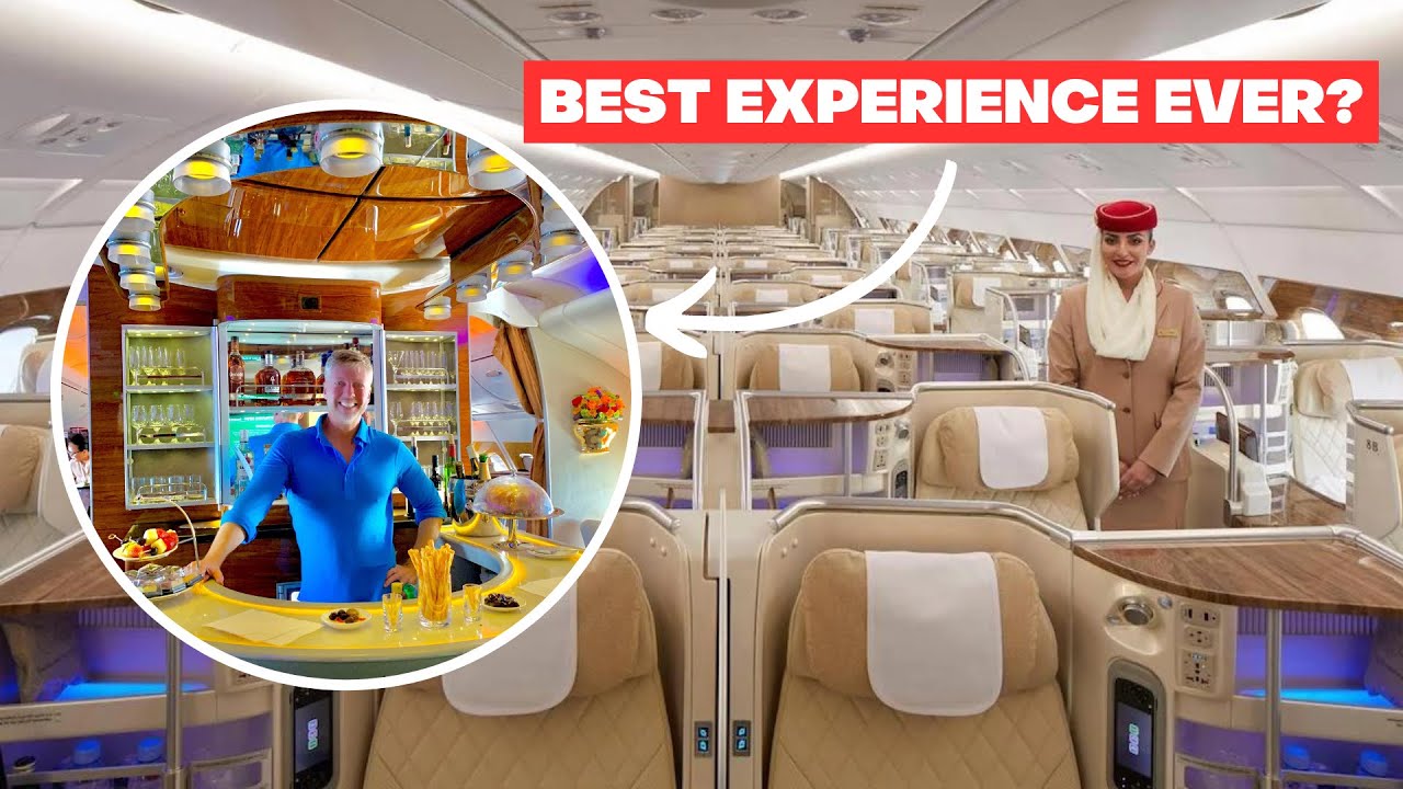 Emirates Business Class Airbus A380-800 review (Inc. Dubai ...