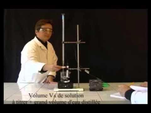 titrage conductimetrique - YouTube
