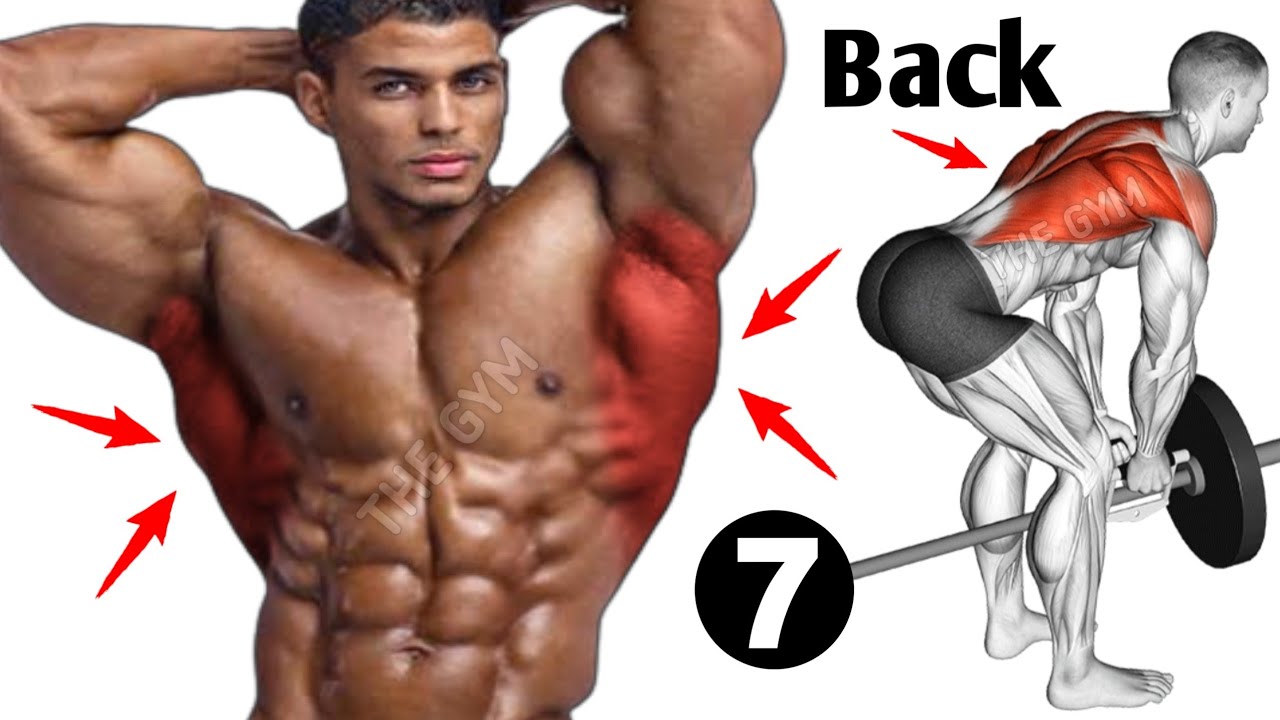 7 Perfect Exercises To Build Bigger Back (Effective Back Workout) - YouTube