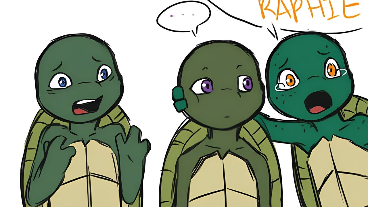 Ninja Turtles found a cute spot to get some sleep - YouTube