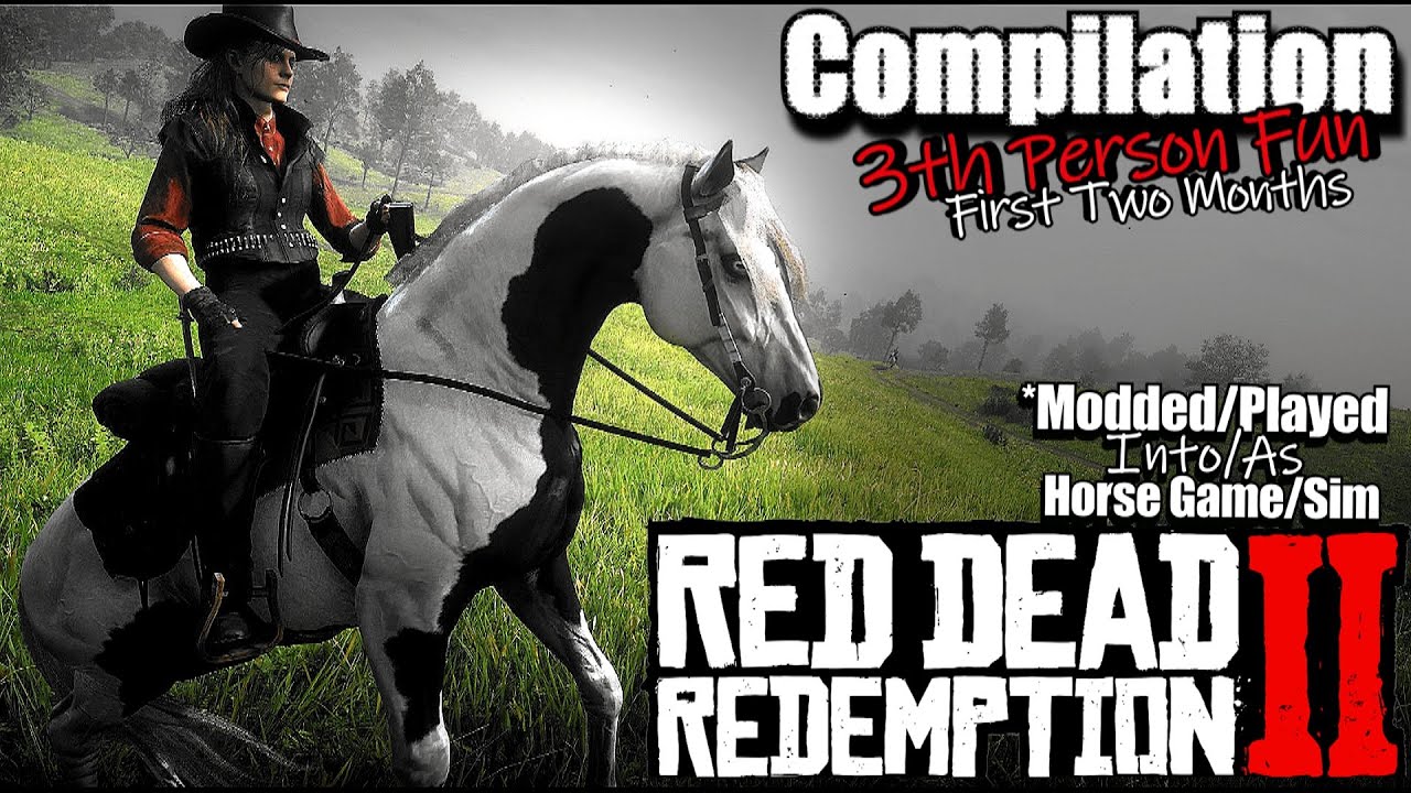 Red Dead Redemption 2 - (3PV) Compilation 01 #rdr2 MODDED Into A HORSE Game/Riding Sim - YouTube