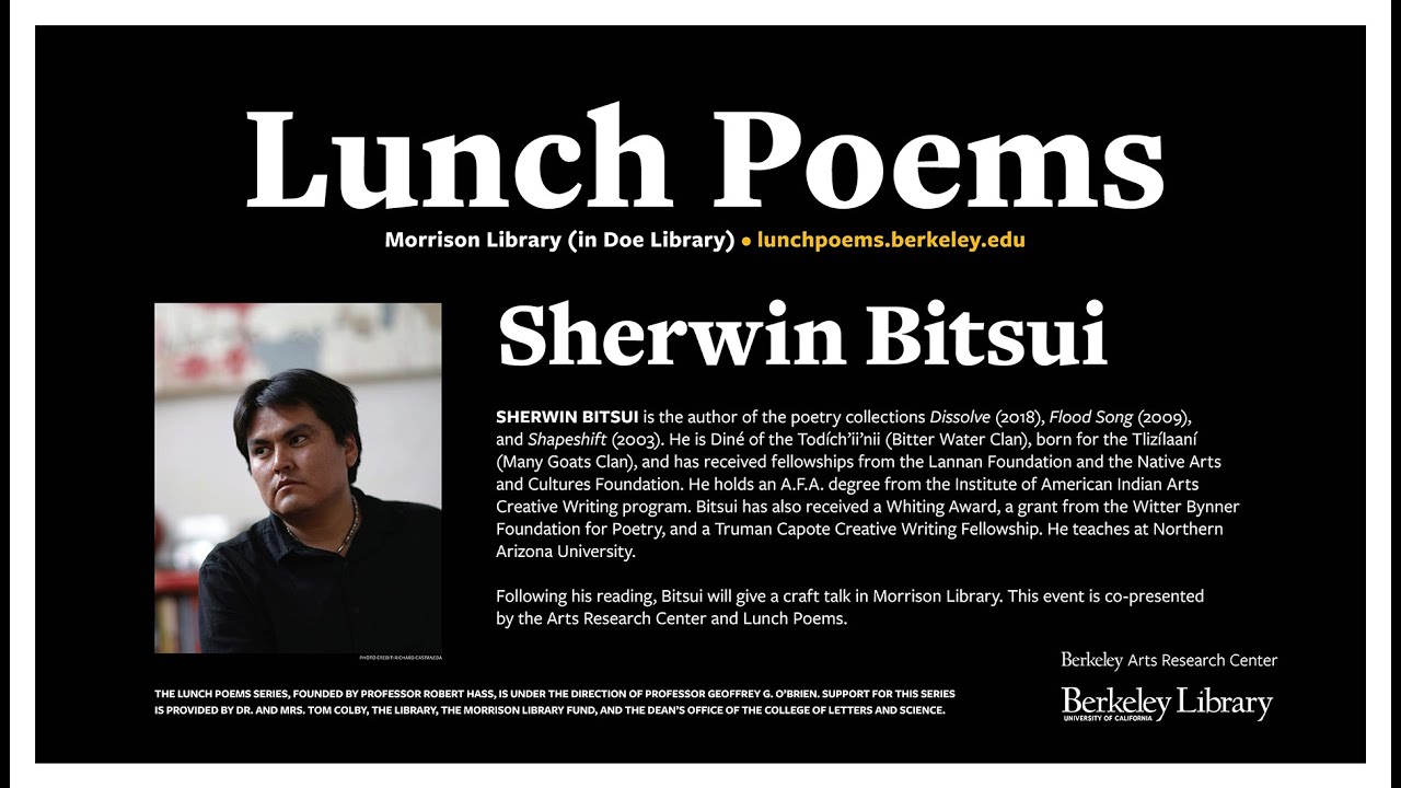 Lunch Poems - Sherwin Bitsui - YouTube