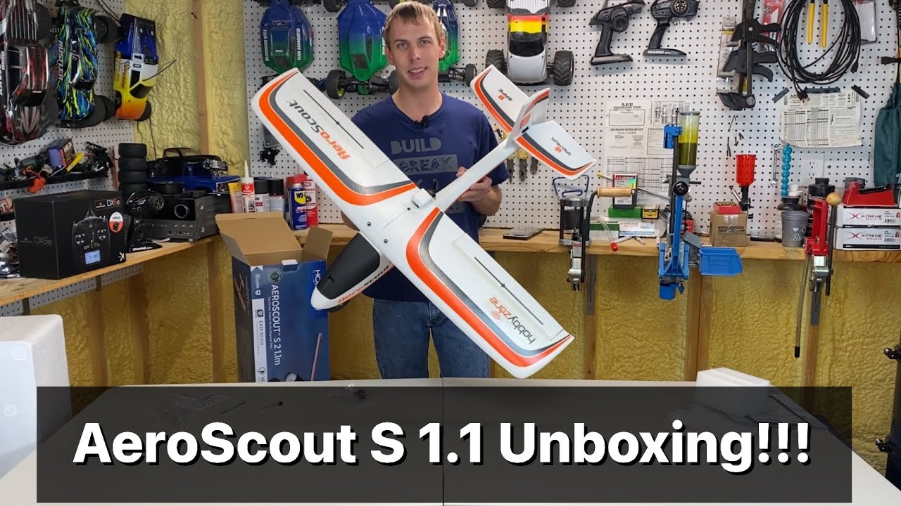 HobbyZone AeroScout S 1.1M BNF Unboxing - YouTube