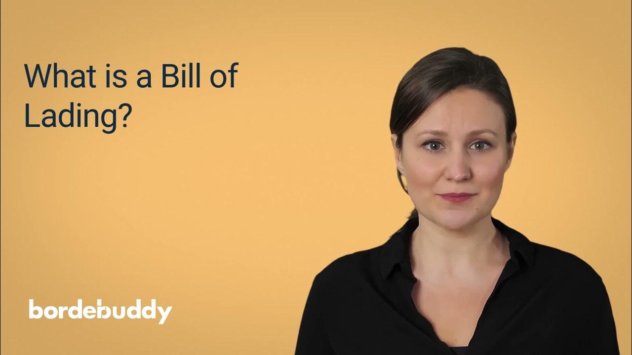 What Is A Bill Of Lading YouTube what-is-a-bill-of-lading-youtube
