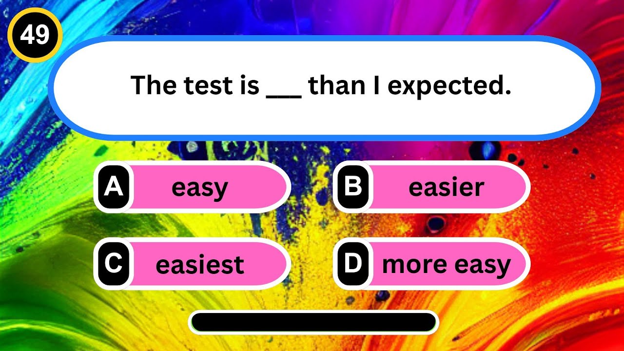 Grammar Test| How many points did you get? - YouTube